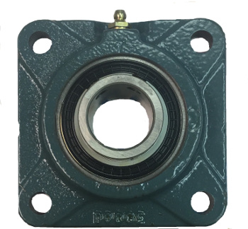 Dodge 124217 F4B-SC-207 Four-Bolt Flange Bearing 2-7/16" Bore Set Screw ...