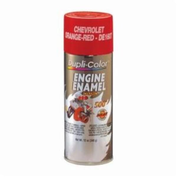 DE1607 Engine Paint with Ceramic Chevrolet Orange-Red Dupli-Color 16oz ...