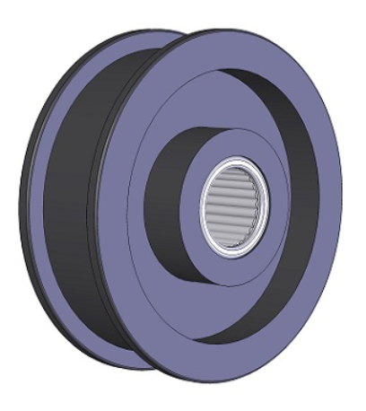 P4F FLANGE IDLER W/NEEDLE BRG - MROSupply.com