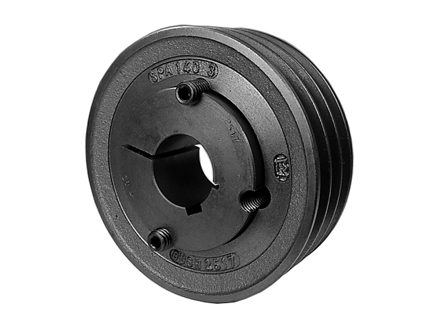 PTI SPB450X6-4040 SPB Metric V-Belt Sheave - 450 mm Pitch Diameter, 6 ...