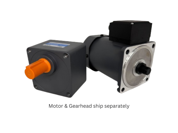 60W 1-Phase Parallel Shaft AC Gearmotor - 6 to 1 Ratio ...