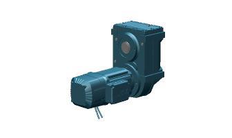 SEW-Eurodrive FA77/G DRN90L4/BE2HR Parallel Shaft Helical Gearmotor, 85 ...