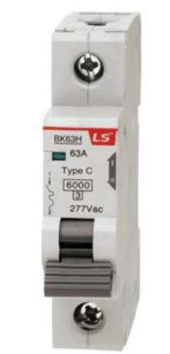 LSIS 0626043363 BK63HU 1P C4A 10KA 277VAC UL489 - MROSupply.com